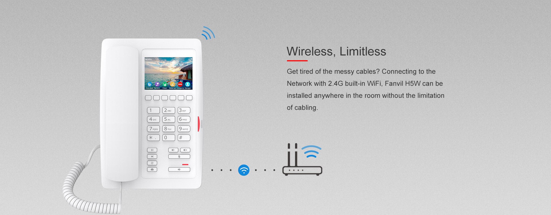 Top Hotel IP Phones by Fanvil | Jaxcom
